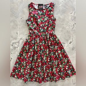 Retrolicious | Dresses | Cherry Good Print Vintage Style Dress By ...